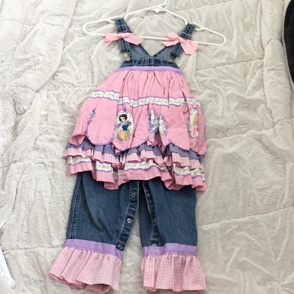 OshKosh B'gosh | Costumes | Disney Princess Custom Overalls | Poshmark